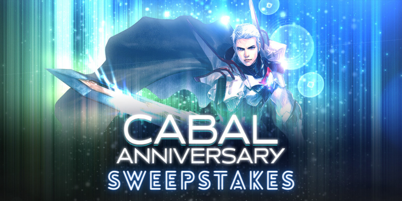 Playthisgame - CABAL - Notice - Anniversary Sweepstakes Stream